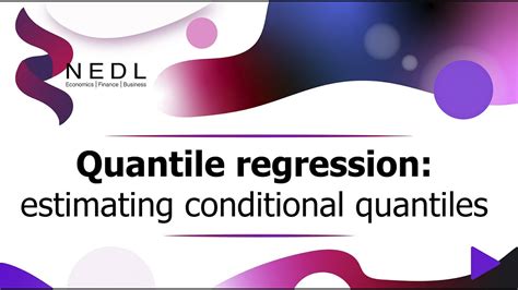 quantile regression explained estimating conditional quantiles excel youtube