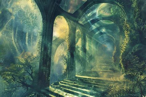 Premium Photo Witness The Masterpieces Conceived By A Dream Arch Generative Ai