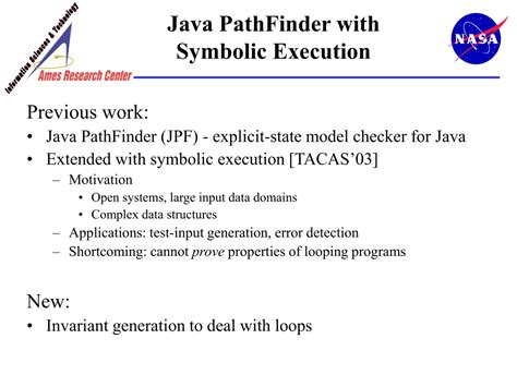 ppt verification of java programs using symbolic execution and loop invariant generation