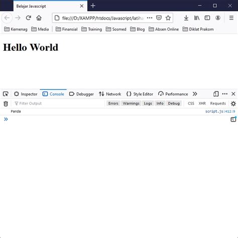 tutorial bejalar javascript 7 struktur data array