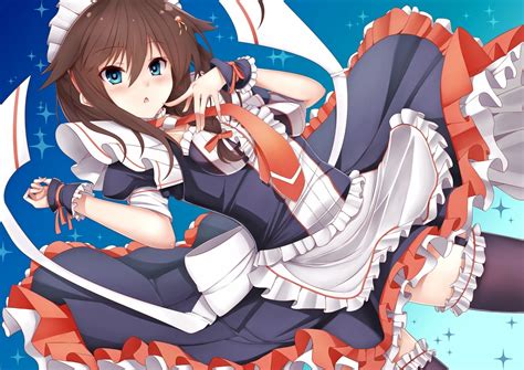 Illustration Anime Anime Girls Brunette Cartoon Kantai Collection