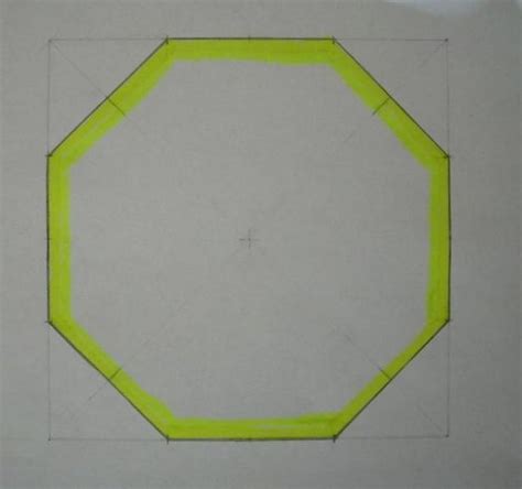 how to draw an octagon or 8 sided polygon octagon pattern octagon polygon