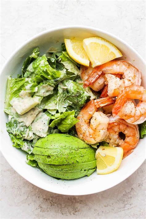 Easy Shrimp Caesar Salad The Wooden Skillet