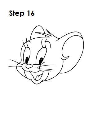 How To Draw Jerry From Tom And Jerry