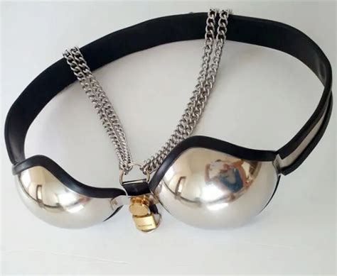 Cintura Di Castità Femminile Ventosa Del Capezzolo Restrizioni Di Schiavitù Fetish Shop