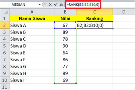 Rumus Mengurutkan Ranking Di Excel Untuk Semua Versi Kumparan