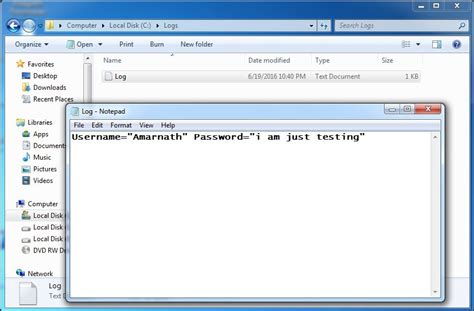 how to create keylogger using notepad twinfinite