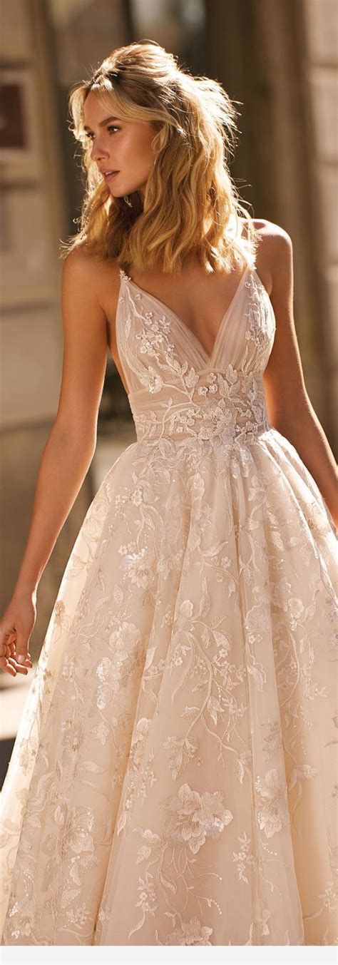 Lovely Dress With Blonde Girl Dream Wedding Dresses Berta Wedding Dress Bridal Couture