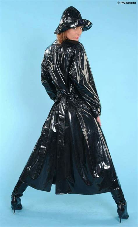 Pvc Dreamstv Vinyl Raincoat Pvc Raincoat Rain Fashion Latex Fashion Girls Raincoat
