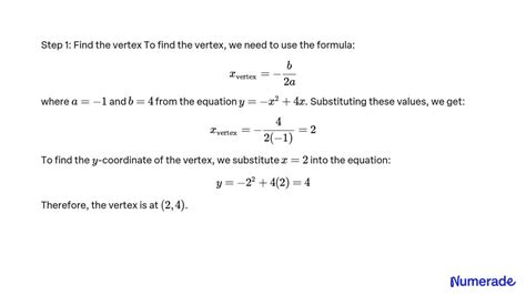 solved graph the parabolas in exercises 53 60 label the vertex axis and intercepts in each