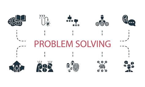 Premium Vector Problem Solving Set Creative Icons Editable Elements