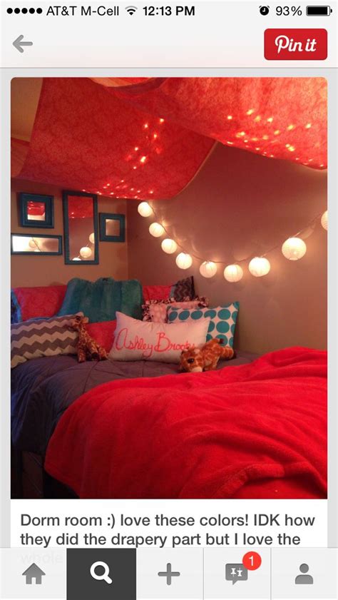 Lights Dorm Room Walls Dorm Sweet Dorm College Dorm Rooms