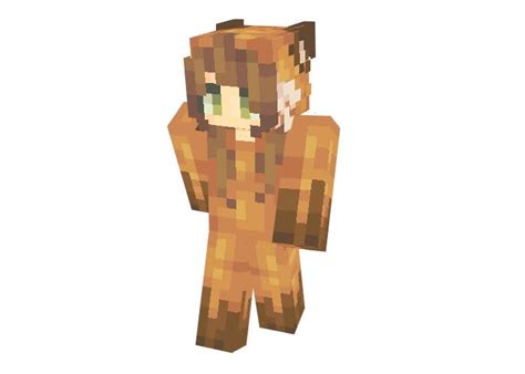 Fox Girl Skin For Minecraft Fox Girl Minecraft Skins Minecraft Girl Skins