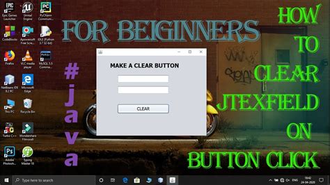 how to clear jtextfield combobox checkbox and radio b