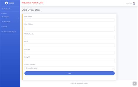 cyber cafe management system using django python mysql phpgurukul