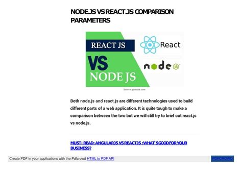 ppt node js vs react js react js vs node js comparison powerpoint presentation id 10288199