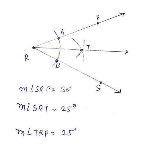 Solved Step 1 Draw A Ray On Your Paper Using A Straightedge And