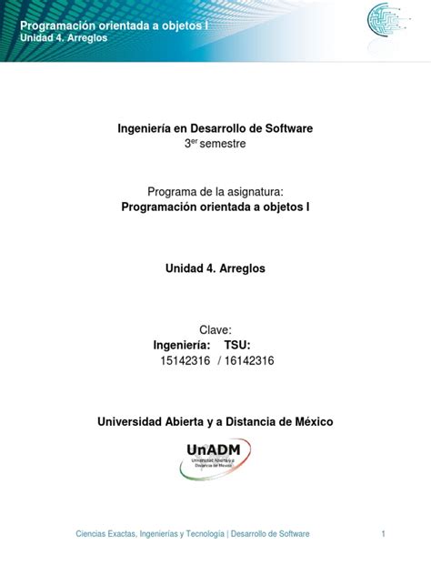 unidad 4 arreglos pdf estructura de datos de matriz java lenguaje de programación