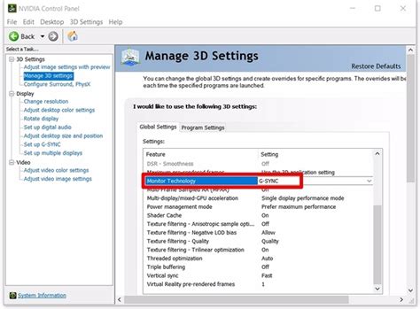 How To Set Up And Configure NVIDIA G Sync Guide Beebom