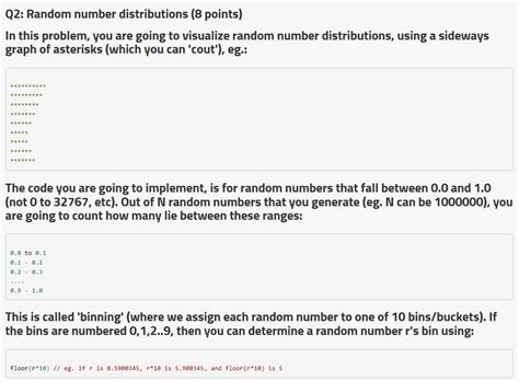 solved q2 random number distributions 8 points in this