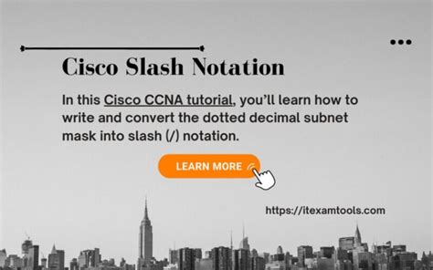 Cisco Slash Notation Get Cisco Ccna Lab Guide Free ITEXAMTOOLS