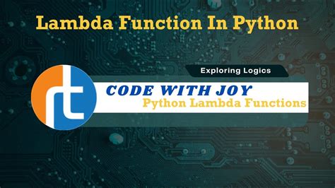 mastering python lambda functions a comprehensive guide to boost your code efficiency youtube