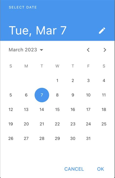 Flutter 时间日期选择器 DatePicker 使用笔记 老郭种树