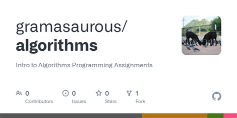 github gramasaurous algorithms intro to algorithms programming assignments