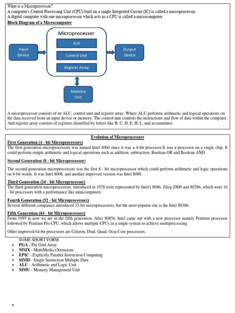 microprocessor final pdf central processing unit microprocessor