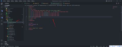 从0到1完成一个vue后台管理项目（九、引入breadcrumb面包屑，更改bug） vue封装 breadcrumb csdn博客