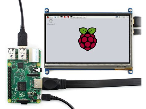 2019 Waveshare Raspberry Pi 7inch 1024 600 HDMI InterfaceTouch Screen