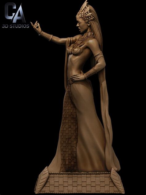 Akasha 3d Print Egyptian Goddess Statue 3d Model 3d Printable Cgtrader