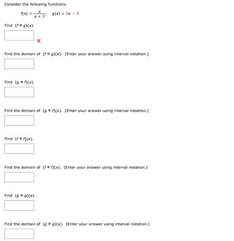 solved consider the following functions f x g x 5x