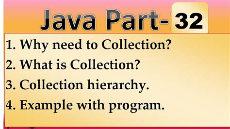 What Is Collection Framework In Java Collection Hierarchy Part