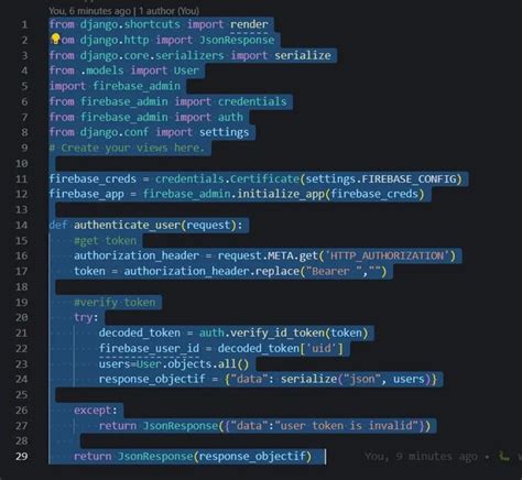 react and firebase token based authentication using django r django