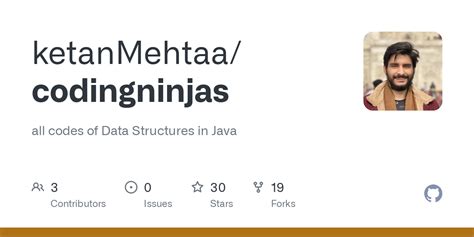 GitHub KetanMehtaa Codingninjas All Codes Of Data Structures In Java