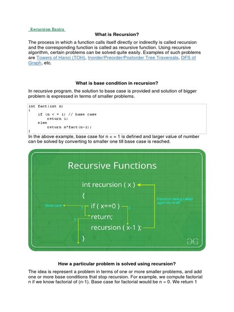 theory pdf pdf recursion subroutine