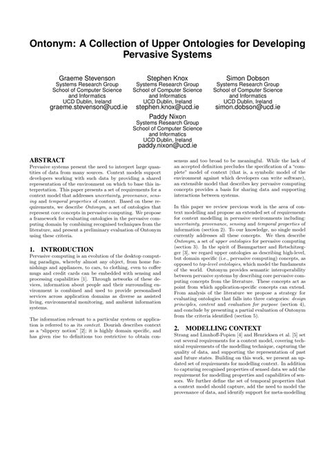 pdf ontonym a collection of upper ontologies for developing pervasive systems