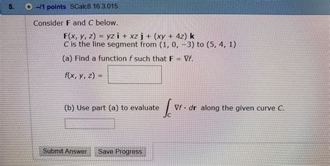 solved 51 points scalc8 16 3 015 consider f and c below c is