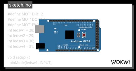 DC MOTOR Wokwi ESP32 STM32 Arduino Simulator