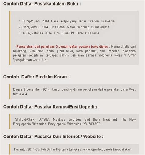 Detail Contoh Penulisan Daftar Pustaka Yang Benar Koleksi Nomer 32
