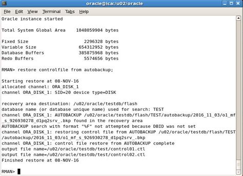 restore controlfile while performing disaster recovery in rman