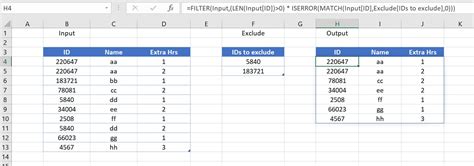 filter excel function to exclude rows based on certain values stack overflow