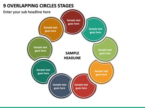 Free 9 Overlapping Circles Stages For PowerPoint And Google Slides
