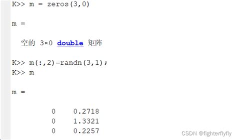 给matlab数组不存在的列赋值 mtalab给表的第一列赋值 csdn博客