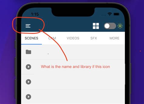 What Icon Library Does React Navigation Default Header Use Issue