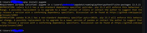 ModuleNotFoundError No Module Named Pygame Issue 12351 Pypa Pip