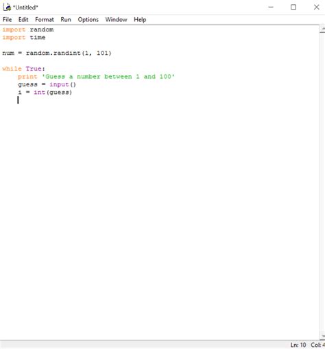 how to make a python guessing game 7 steps instructables