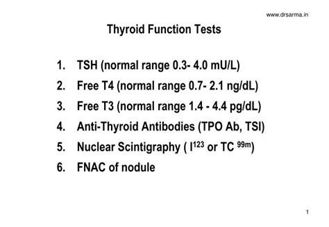 ppt thyroid function tests powerpoint presentation free download id 3401220