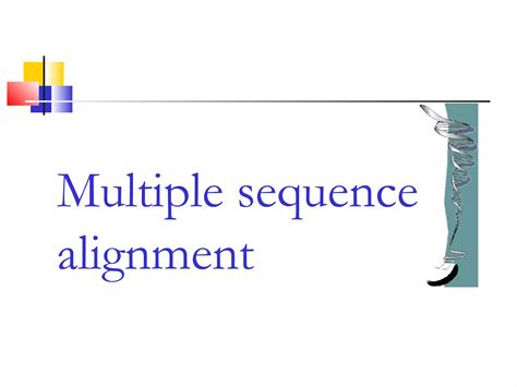 multiple sequence alignment ppt